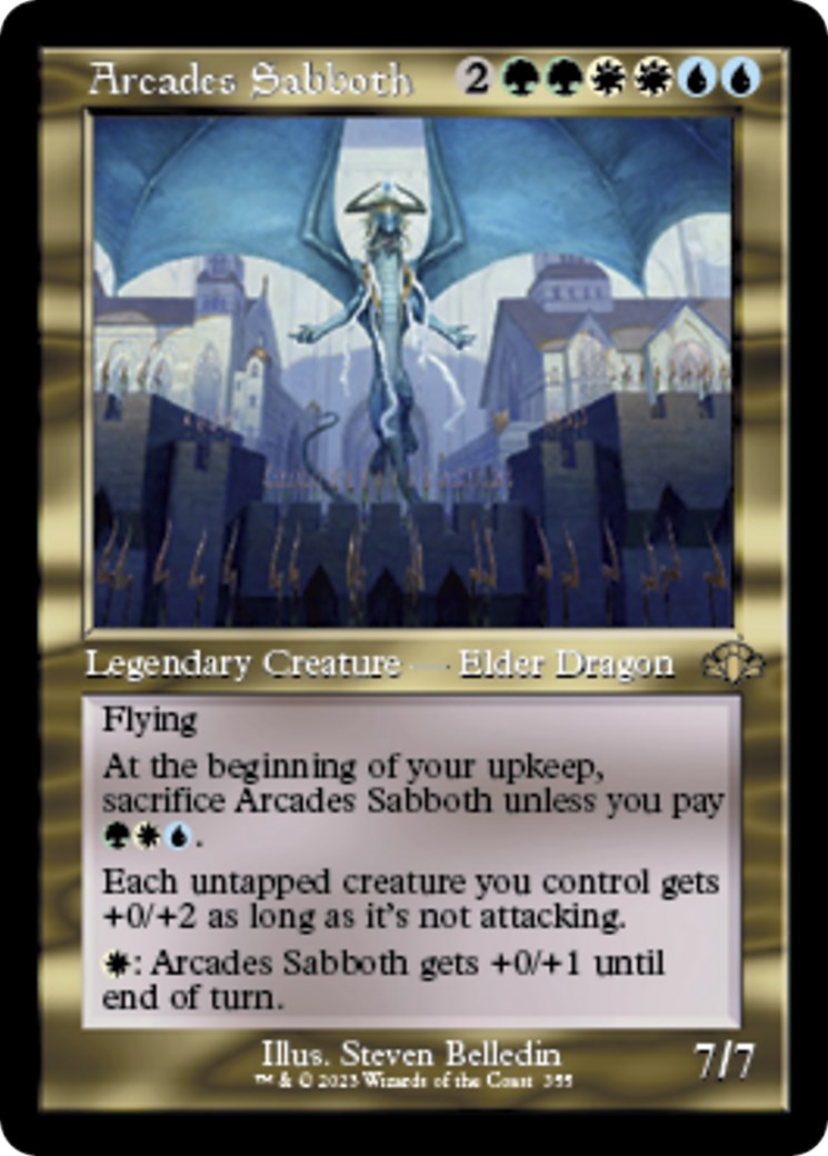 Arcades Sabboth (Retro Frame) - Dominaria Remastered - Magic: The Gathering
