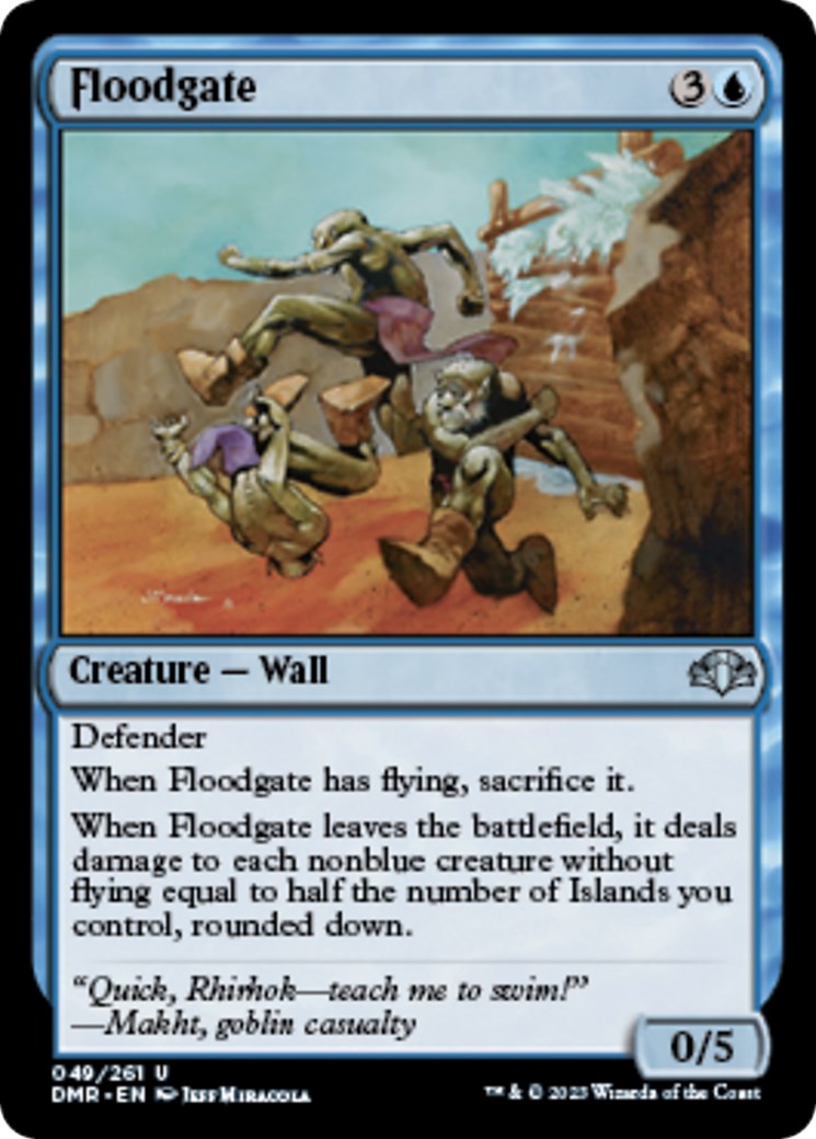 Floodgate - Dominaria Remastered - Magic: The Gathering