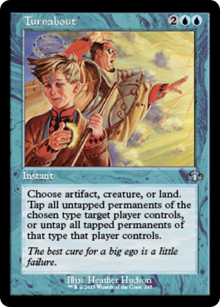 Turnabout (Retro Frame) - Dominaria Remastered - Magic: The Gathering