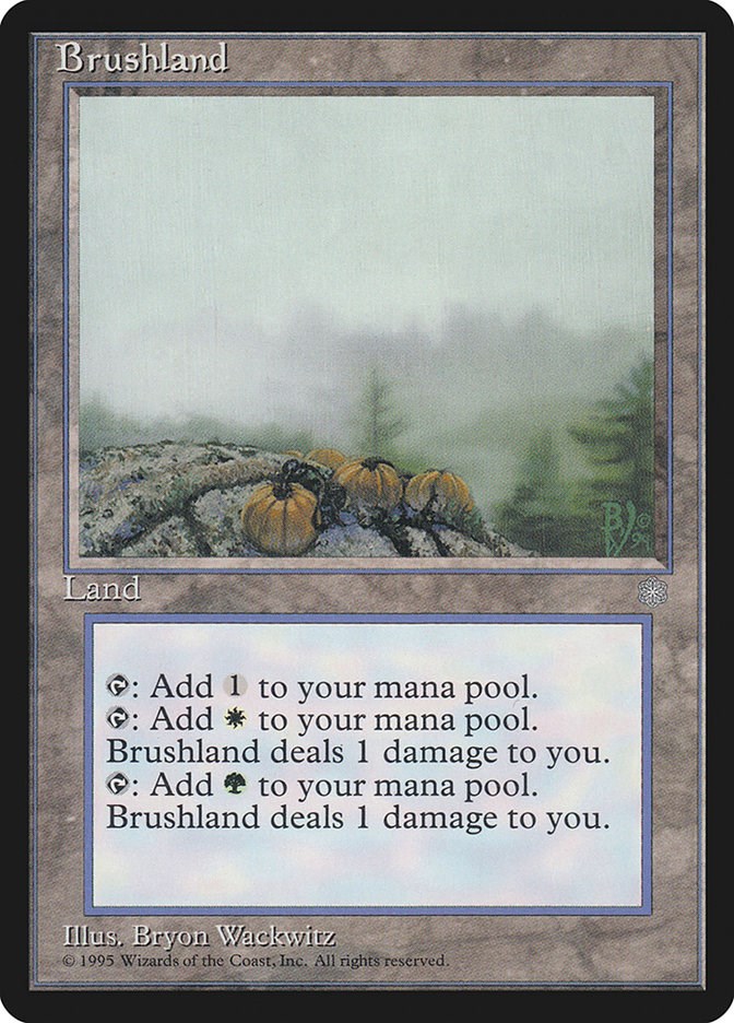 Brushland - Ice Age - Magic: The Gathering