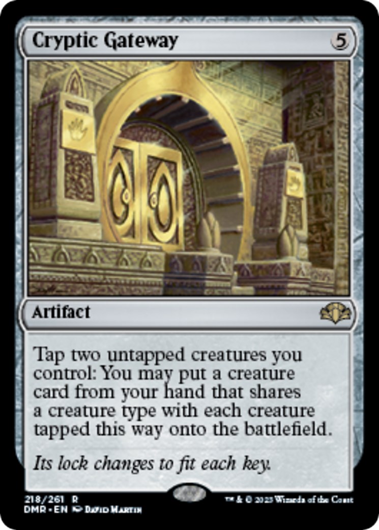 Cryptic Gateway - Dominaria Remastered - Magic: The Gathering