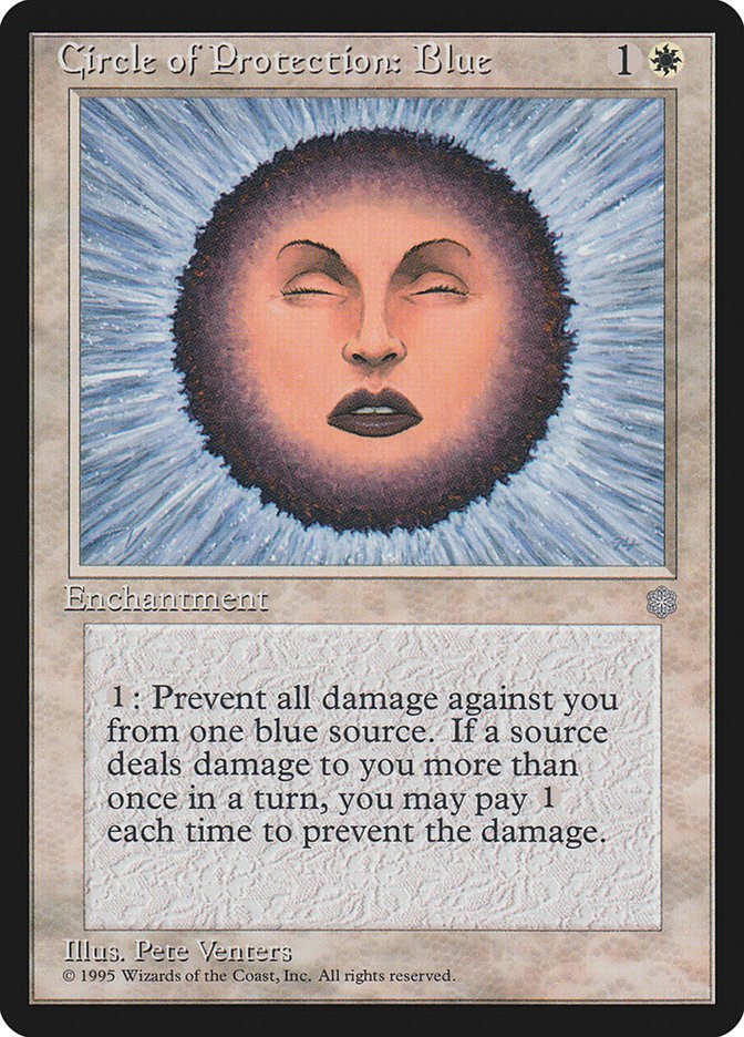 Circle of Protection: Blue - Ice Age - Magic: The Gathering