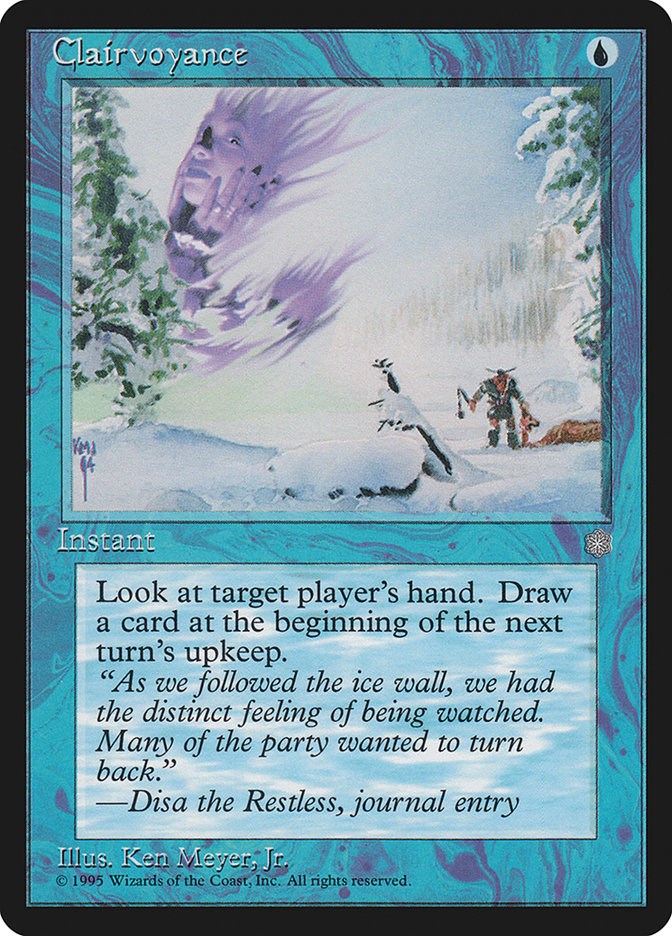 Clairvoyance - Ice Age - Magic: The Gathering