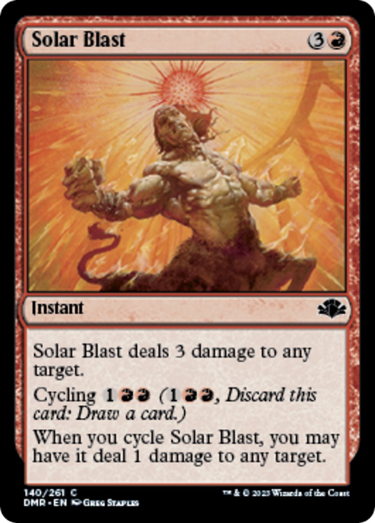 Solar Blast - Dominaria Remastered - Magic: The Gathering