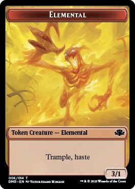 Elemental Token - Dominaria Remastered - Magic: The Gathering