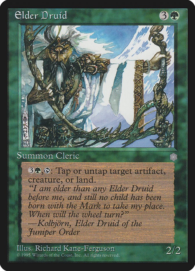 Elder Druid - Ice Age - Magic: The Gathering