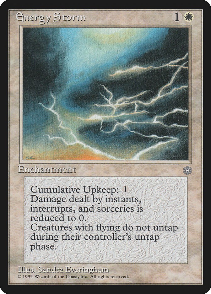 Energy Storm - Ice Age - Magic: The Gathering