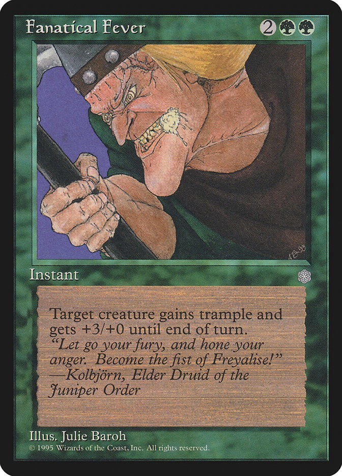 Fanatical Fever - Ice Age - Magic: The Gathering