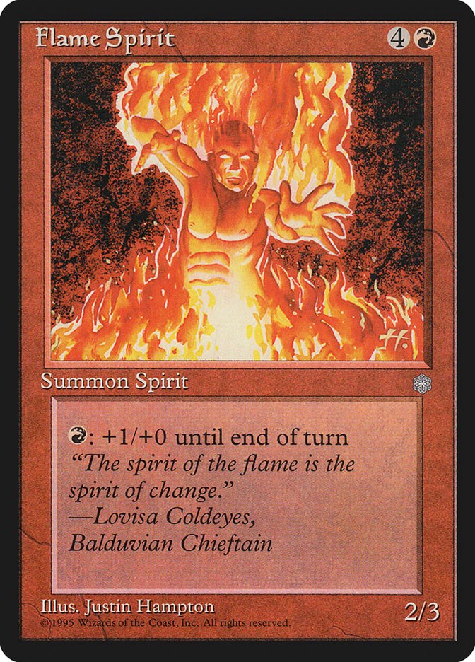 Flame Spirit - Ice Age - Magic: The Gathering