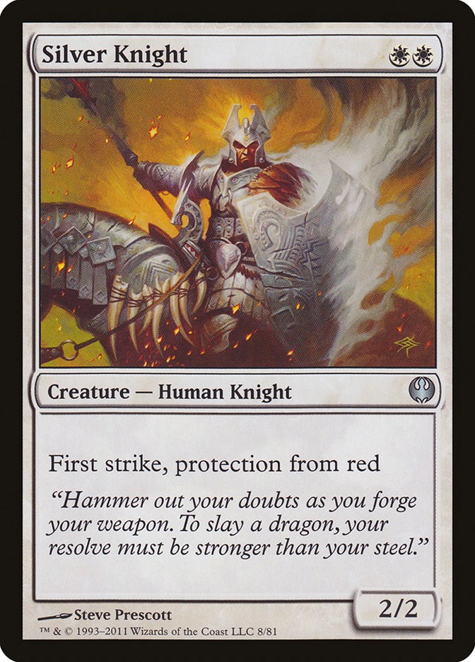 Silver Knight - Duel Decks: Knights vs. Dragons - Magic: The Gathering