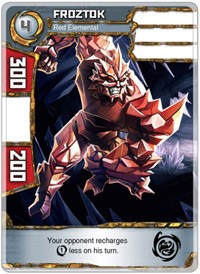 Froztok - Red Elemental - Redakai Base Set - Redakai
