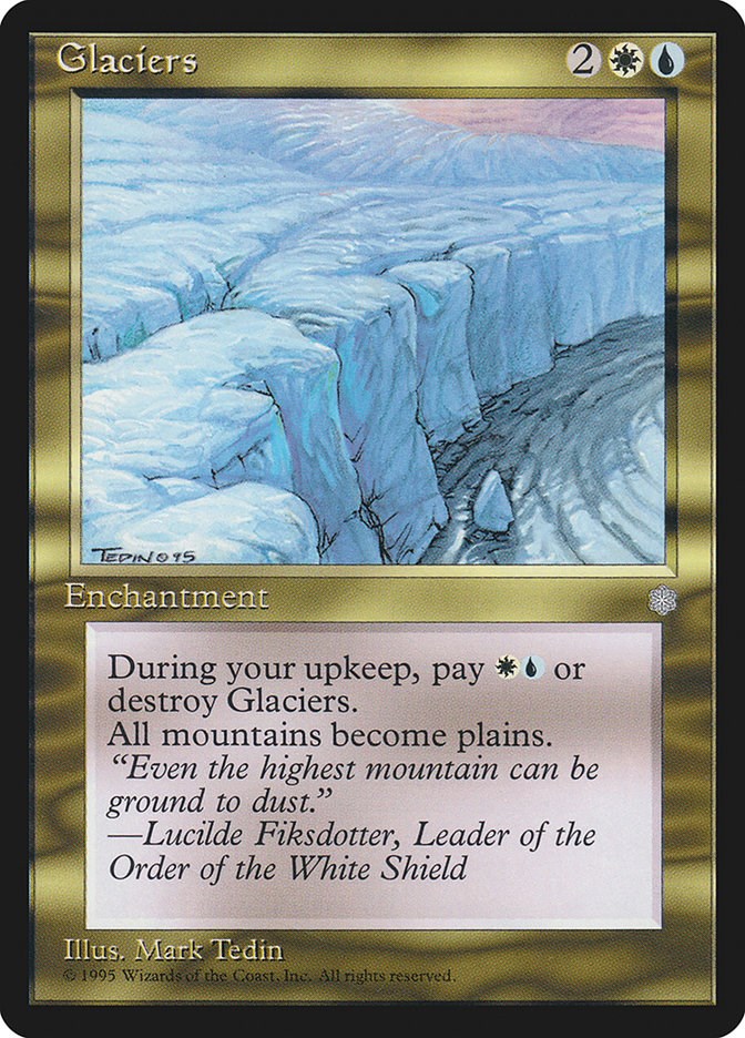 Glaciers - Ice Age - Magic: The Gathering
