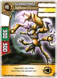 Scarachnoz - Gold Animal - Redakai Base Set - Redakai