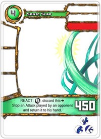 Sonic Slap - Redakai Base Set - Redakai