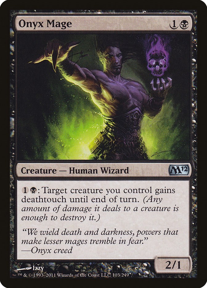 Onyx Mage - Magic 2012 (M12) - Magic: The Gathering