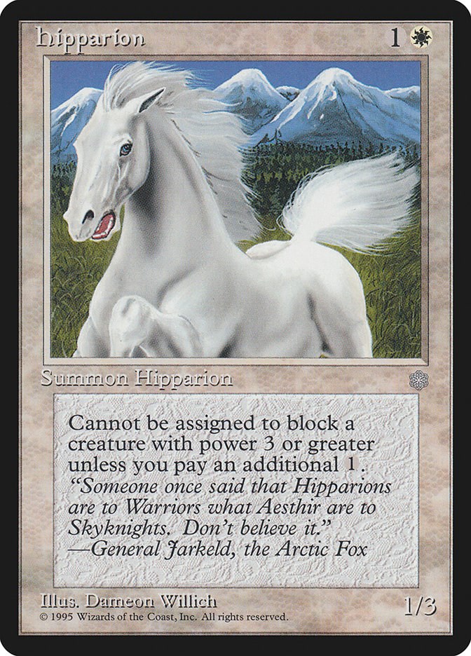 Hipparion - Ice Age - Magic: The Gathering