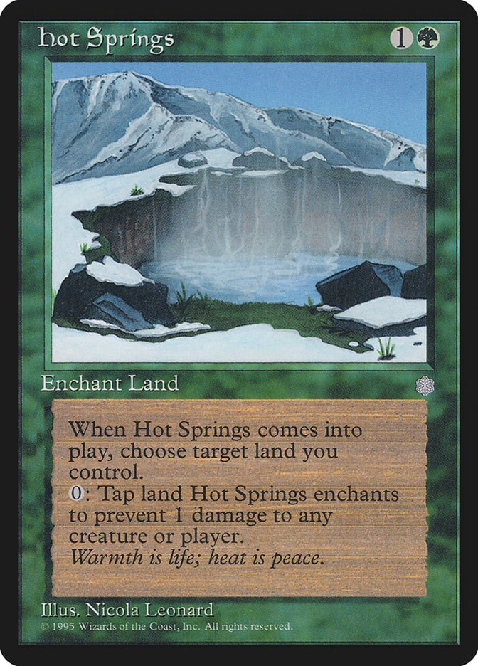 Hot Springs - Ice Age - Magic: The Gathering