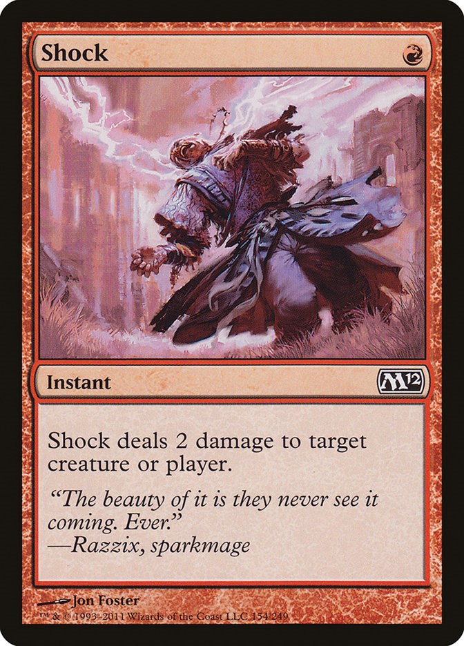 Shock - Magic 2012 (M12) - Magic: The Gathering