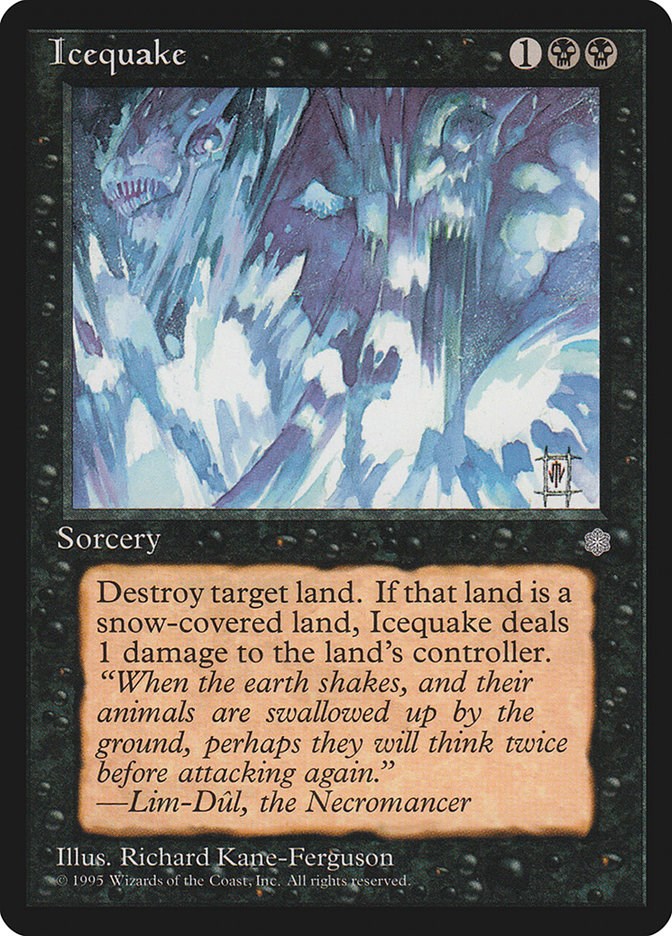 Icequake - Ice Age - Magic: The Gathering
