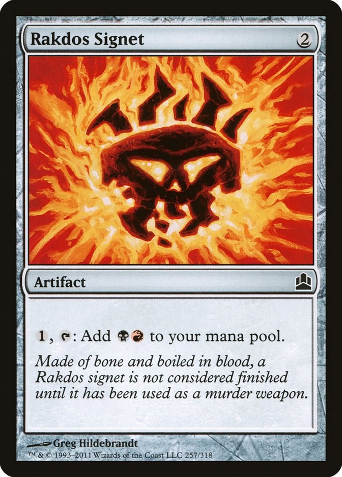 Rakdos Signet - Commander - Magic: The Gathering