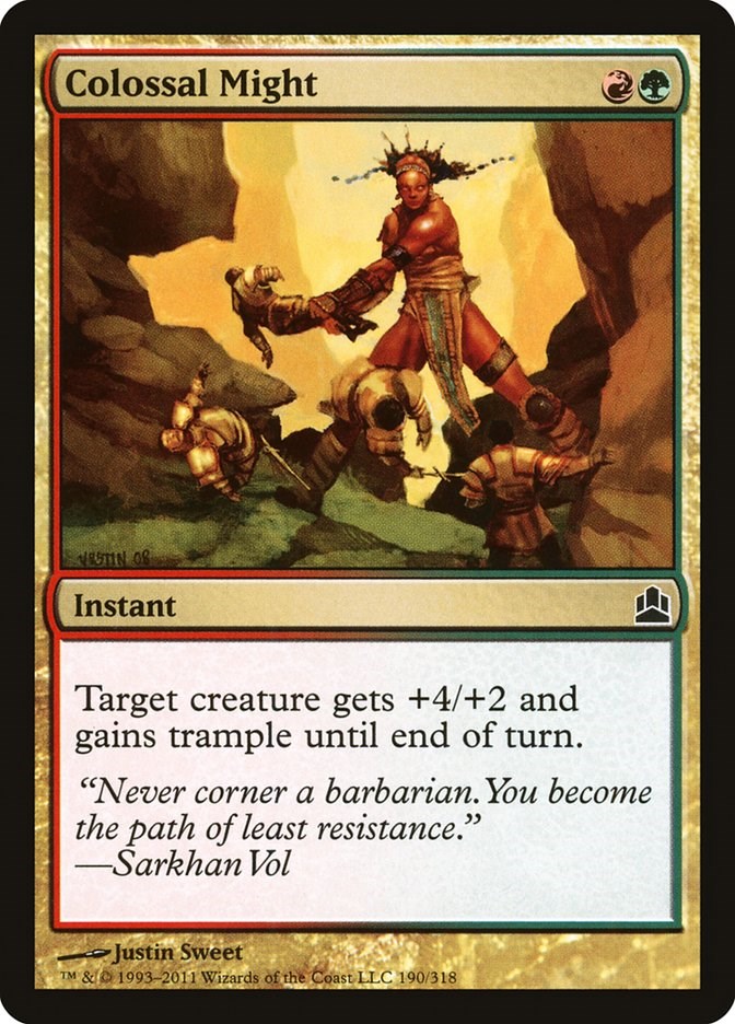 Colossal Might - Commander - Magic: The Gathering