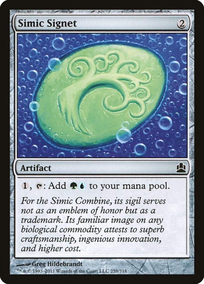 Simic Signet - Commander - Magic: The Gathering