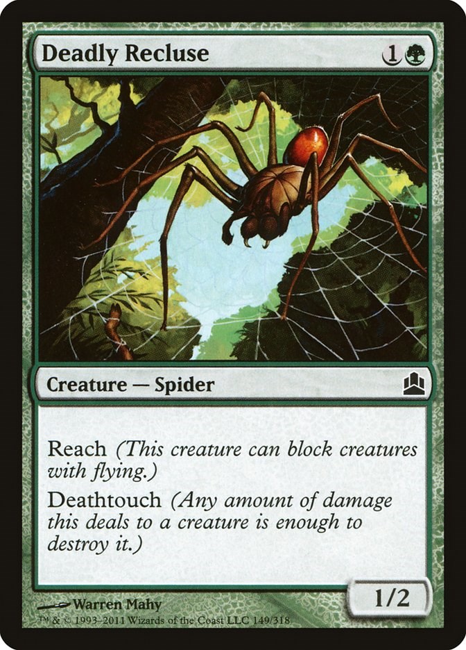 Deadly Recluse - Commander - Magic: The Gathering