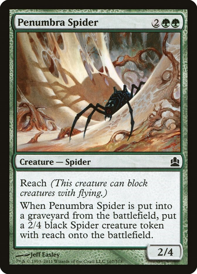Penumbra Spider - Commander - Magic: The Gathering