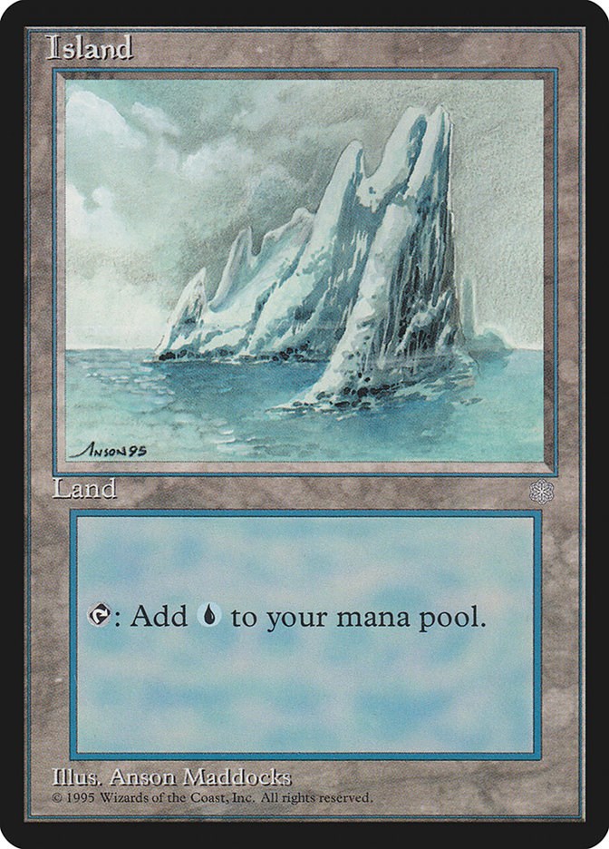 Island (334) - Ice Age - Magic: The Gathering