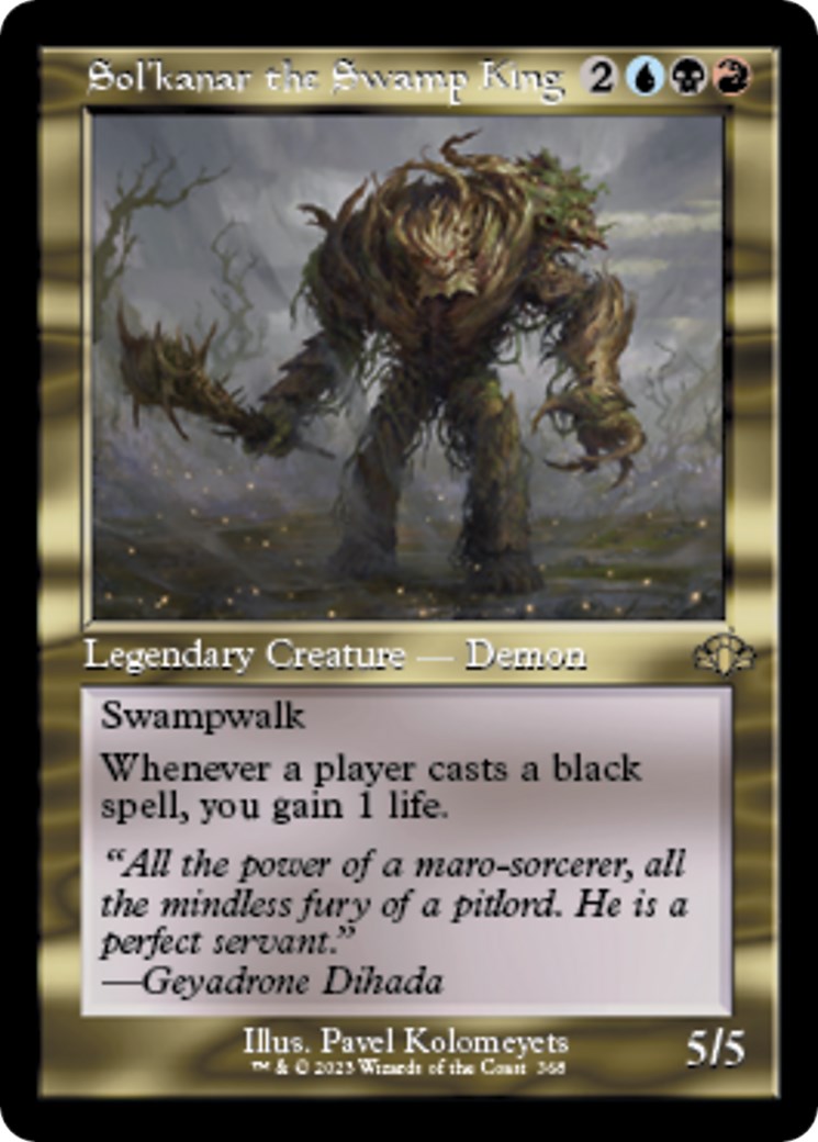 Sol'kanar the Swamp King (Retro Frame) - Dominaria Remastered - Magic ...