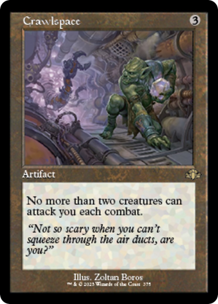 Crawlspace (Retro Frame) - Dominaria Remastered - Magic: The Gathering
