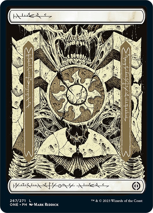 Plains (267) - Full Art - Phyrexia: All Will Be One - Magic: The Gathering