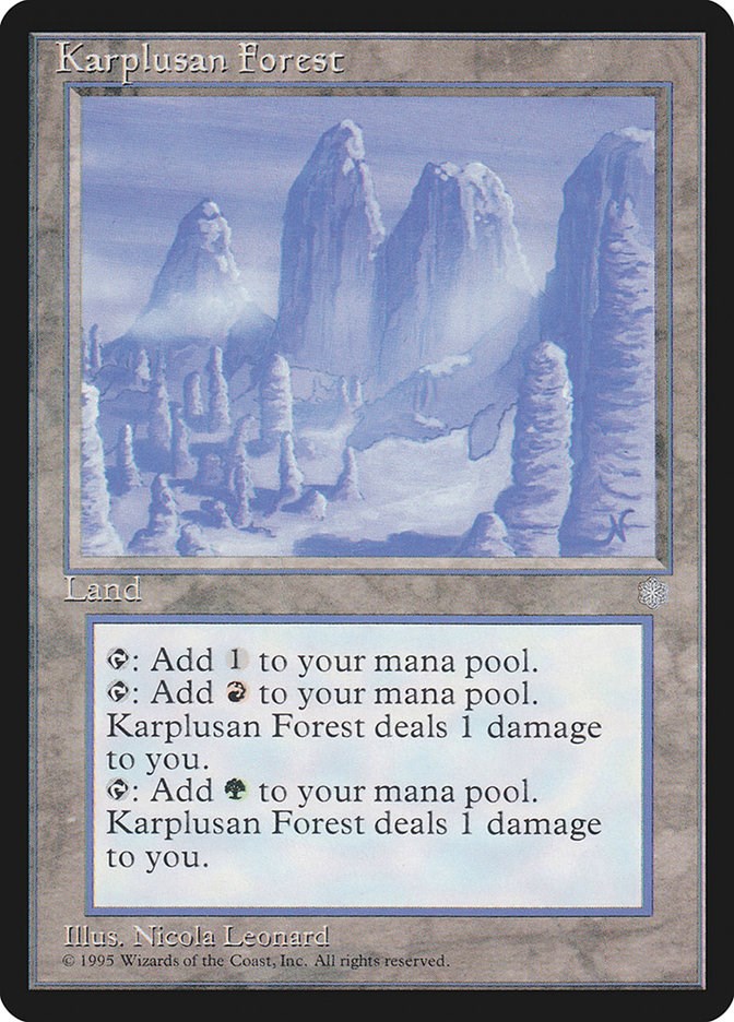 Karplusan Forest - Ice Age - Magic: The Gathering