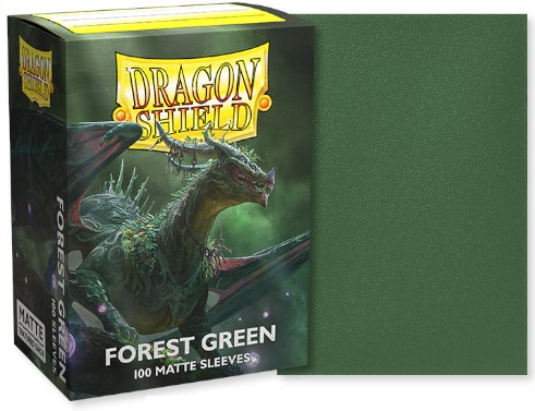 Dragon Shield Dual Matte Standard Sleeves - Forest Green (100-Pack ...