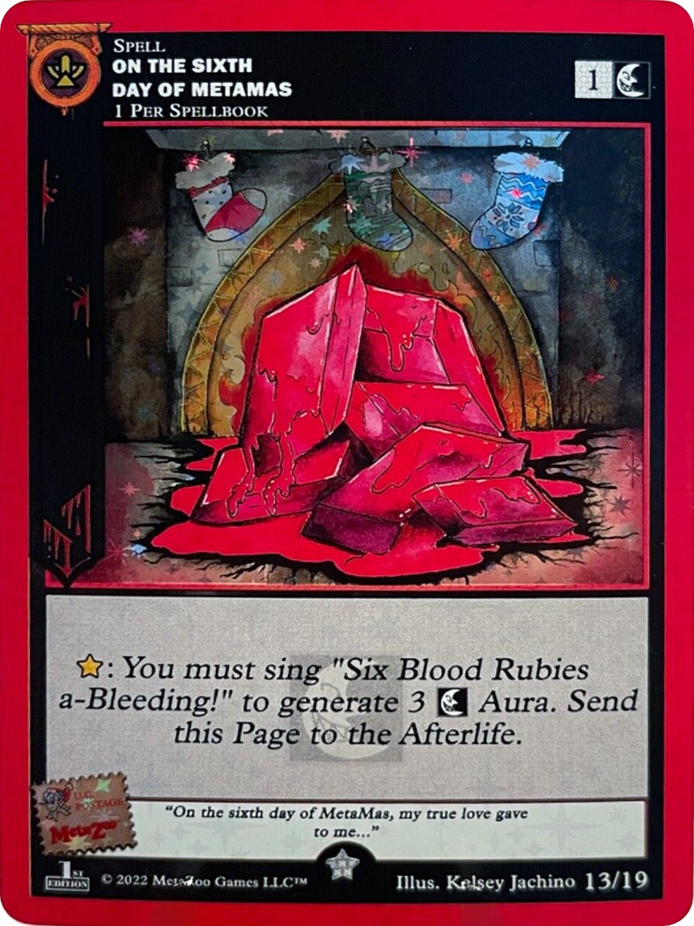 On The Sixth Day Of Metamas (First Edition) - Holiday Promos - MetaZoo