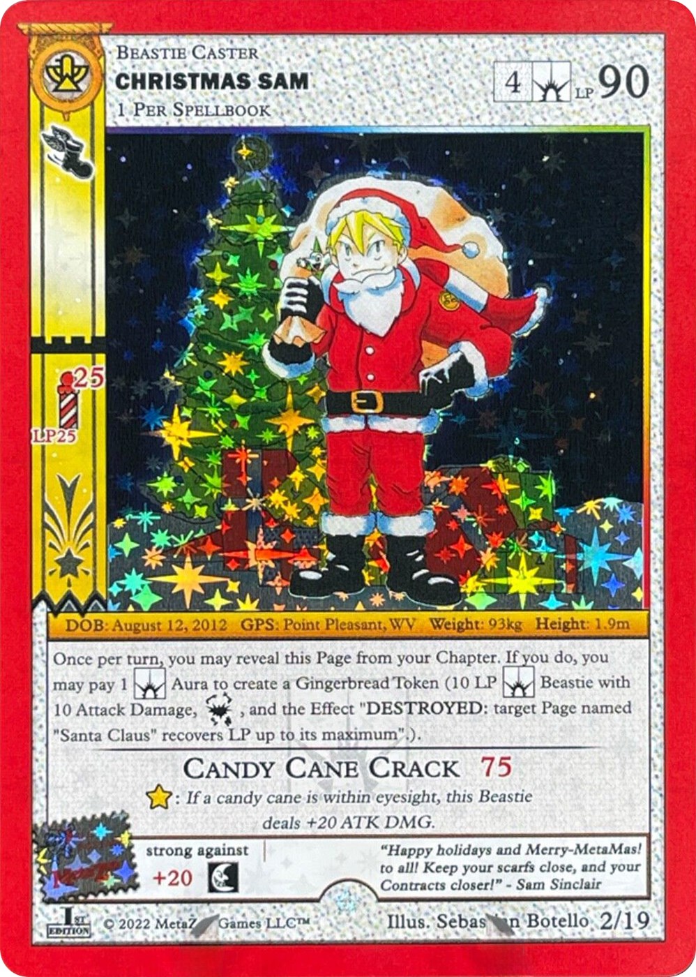 Christmas Sam (First Edition) - Holiday Promos - MetaZoo
