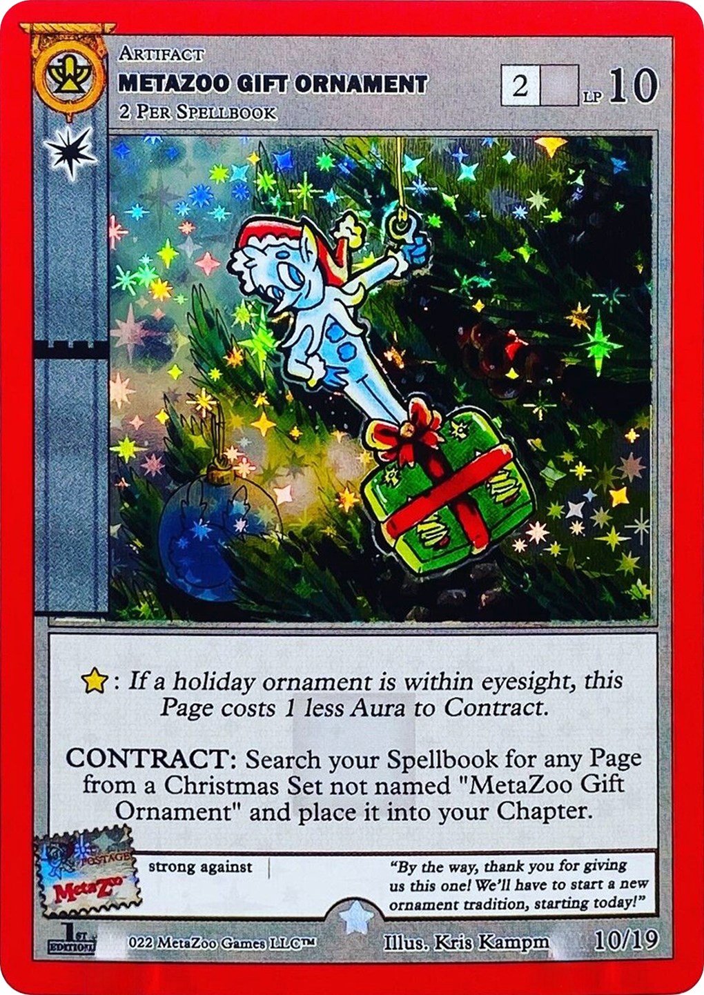 MetaZoo Gift Ornament (First Edition) - Holiday Promos - MetaZoo