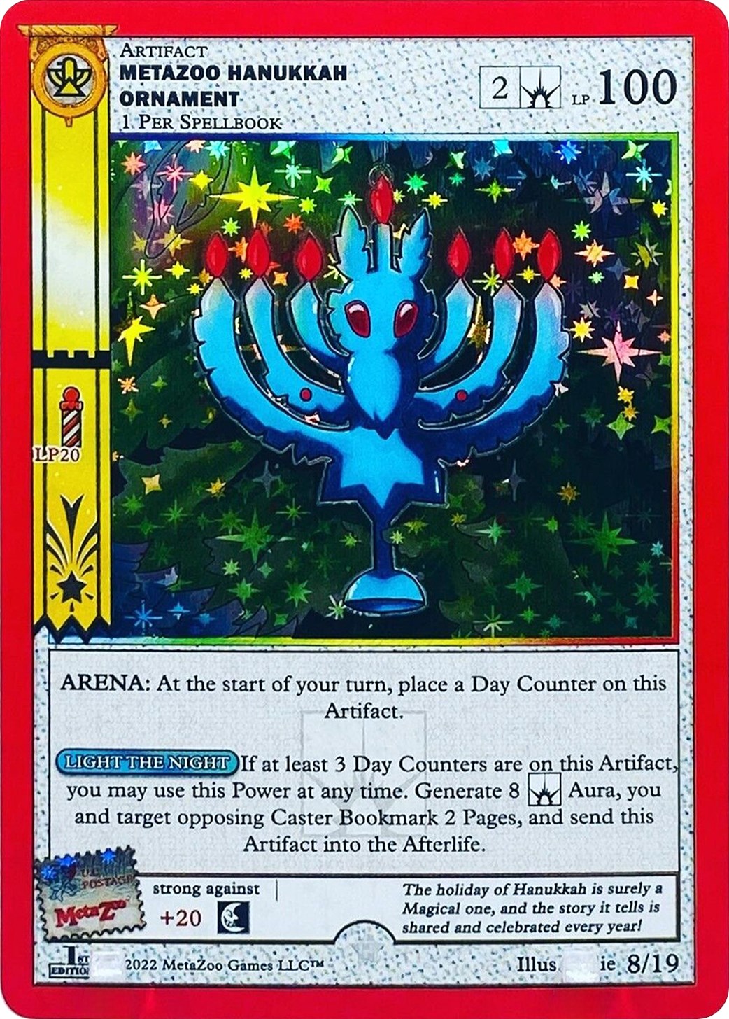 MetaZoo Hanukkah Ornament (First Edition) - Holiday Promos - MetaZoo