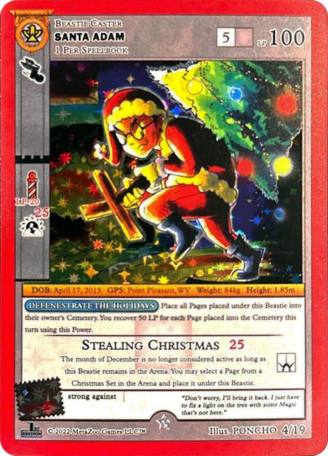 Santa Adam (First Edition) - Holiday Promos - MetaZoo