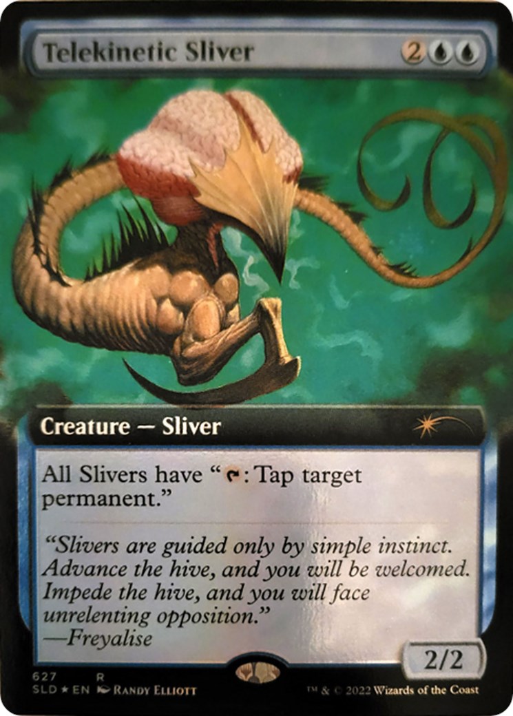 Telekinetic Sliver (Extended Art) - Secret Lair Drop Series - Magic ...