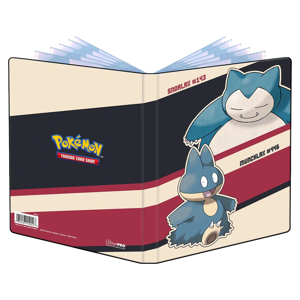 4-Pocket Portfolio for Pokemon - Snorlax and Munchlax - Ultra Pro ...