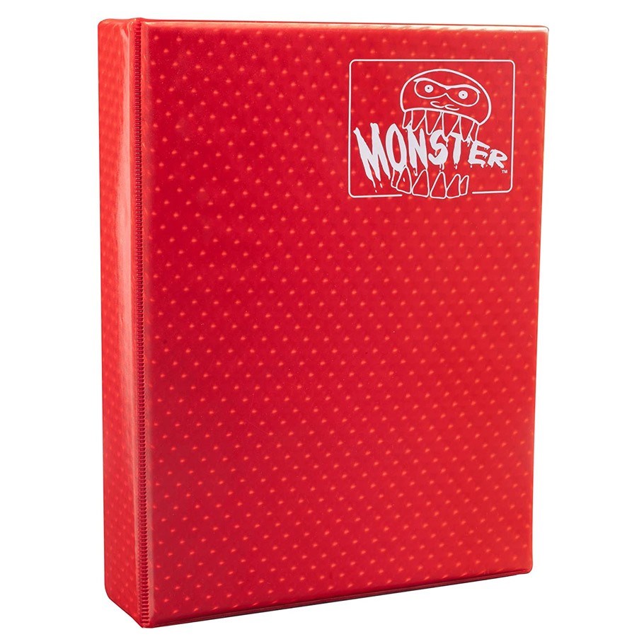 Binder - 9-Pocket Side-Loading Mega Monster - Holofoil Red (Hard Cover ...