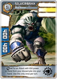 Silverbaxx - Blue Animal - Redakai Base Set - Redakai