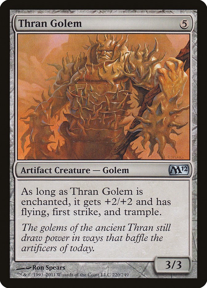 Thran Golem - Magic 2012 (M12) - Magic: The Gathering