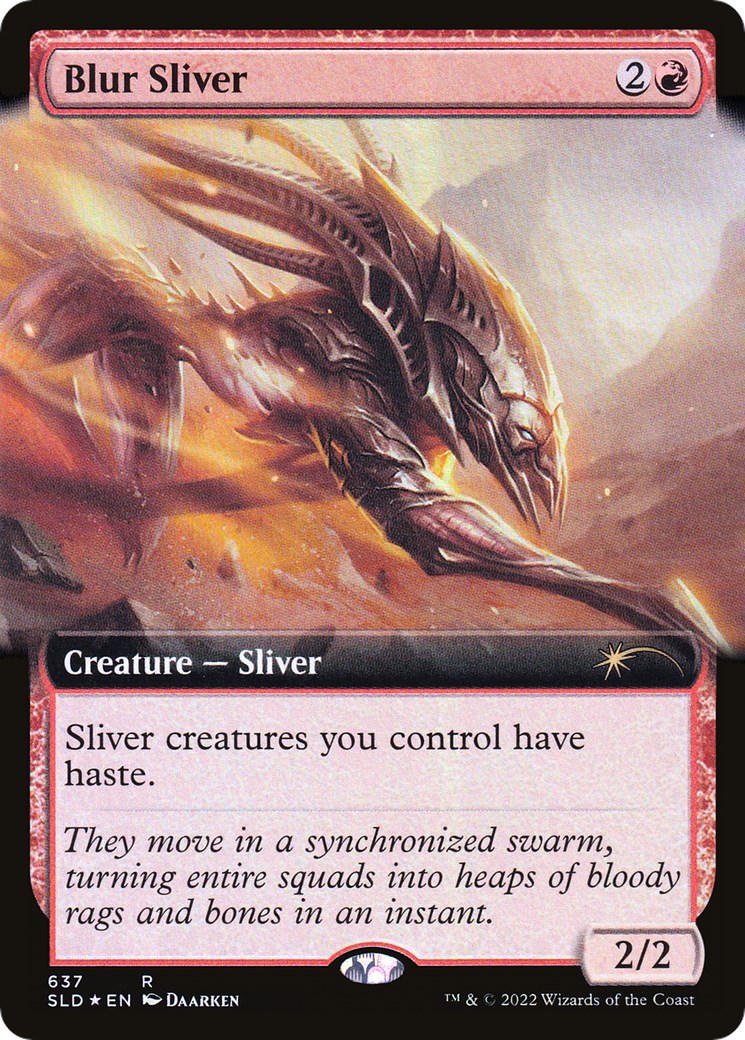 Blur Sliver (Extended Art) - Secret Lair Drop Series - Magic: The Gathering