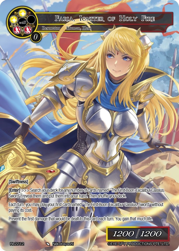 Faria, Igniter of Holy Fire - Promo Cards - Force of Will