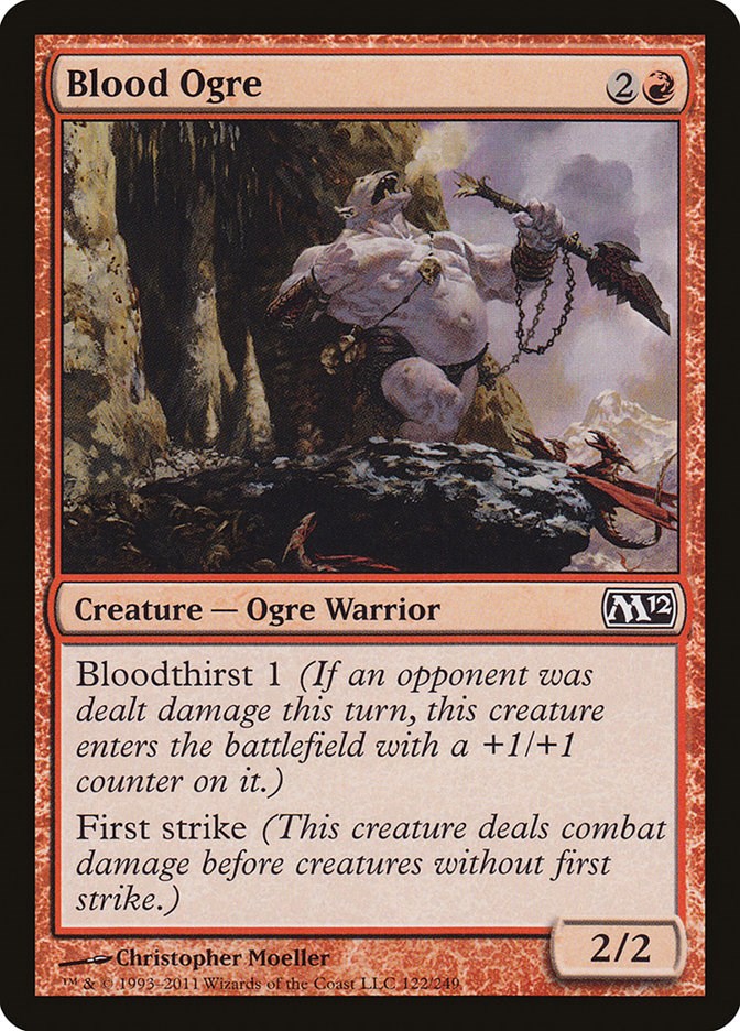 Blood Ogre - Magic 2012 (M12) - Magic: The Gathering