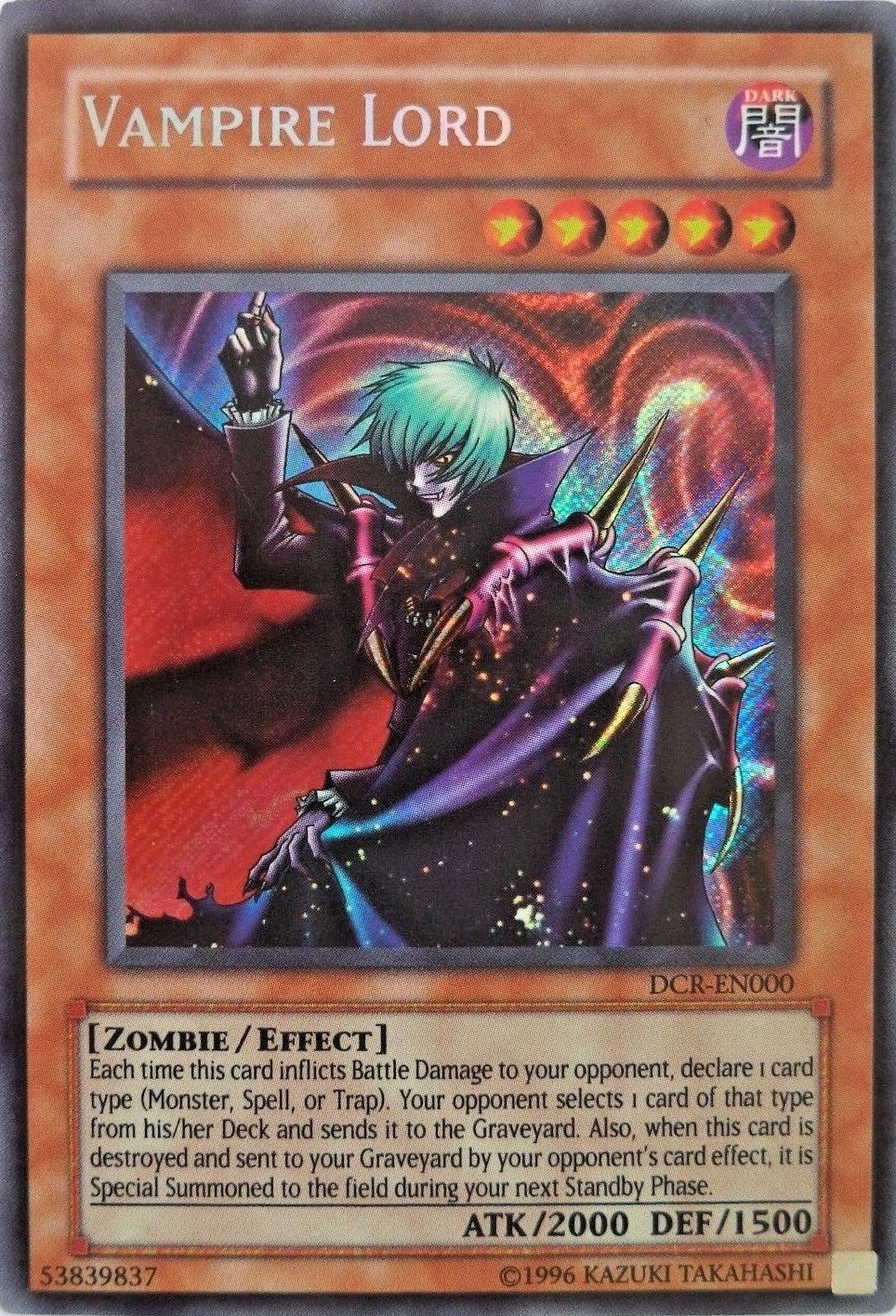Vampire Lord - Dark Crisis (Worldwide English) - YuGiOh