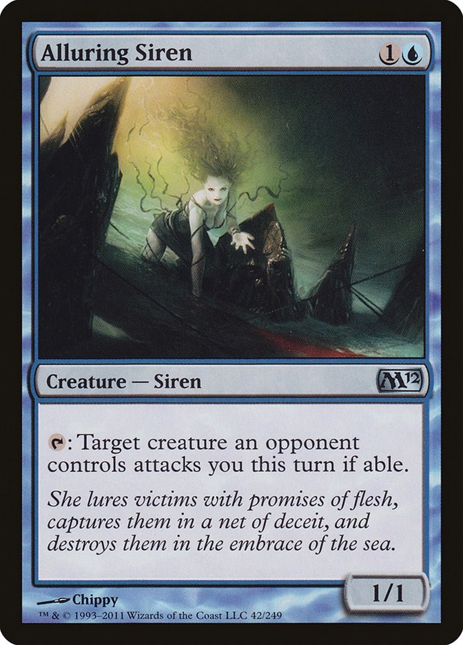 Alluring Siren - Magic 2012 (M12) - Magic: The Gathering