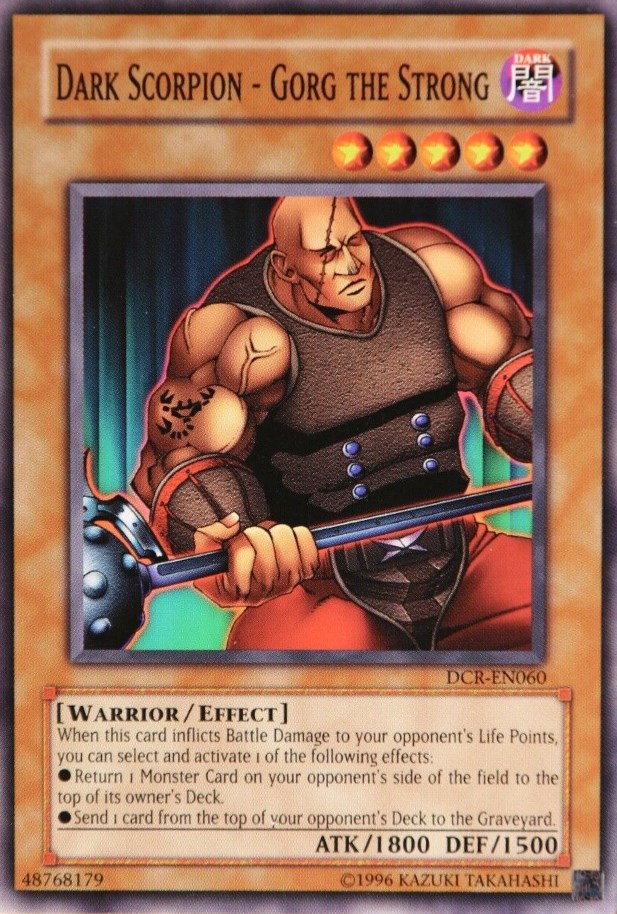Dark Scorpion - Gorg the Strong - Dark Crisis (Worldwide English) - YuGiOh